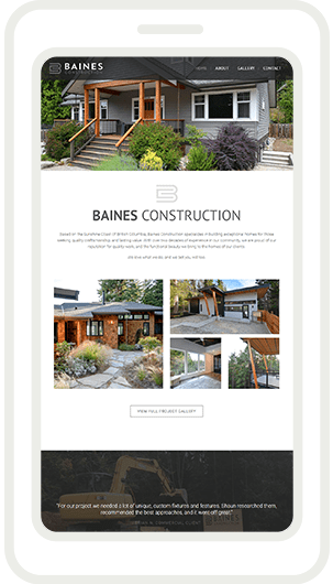 ink website design | Halfmoon Bay, Sunshine Coast BC